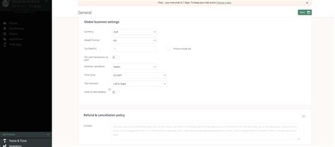 Settings Menu Glue