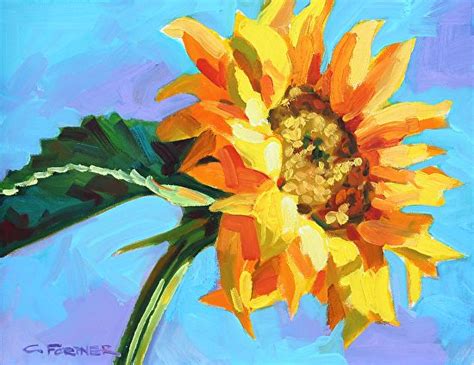 Sunflower 2015 Oil Painting Abstract Abstract Art Painting