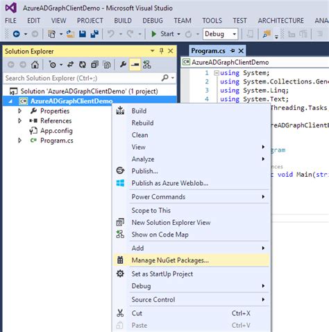 Getting Started With The Azure Active Directory Graph Client Library Engineering And Aspirin