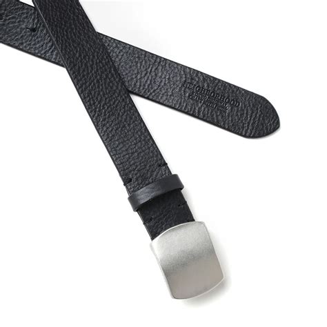Leather Belt Wide Black Feature