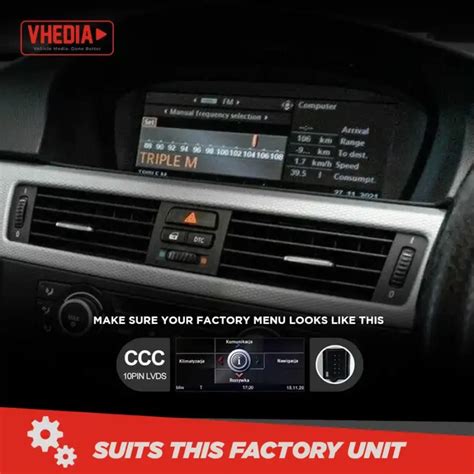 Bmw 3 Series Head Unit E90 2004 2009 Ccc 12″ Vhedia