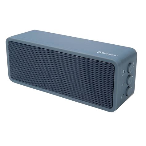 Portable Bluetooth Speaker Grey Kmart