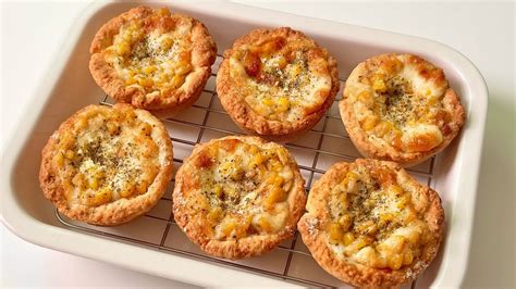 치즈가 쭉~ 늘어나는 콘치즈스콘 콘타르트 만들기 🌽 Youtube