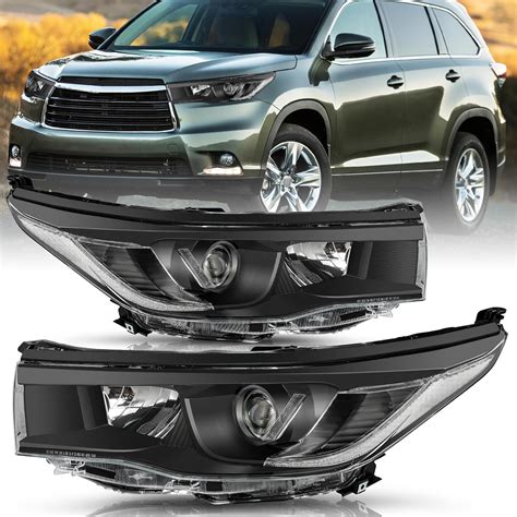 Tusdar Headlight Assembly Fits For 2014 2015 2016 Toyota