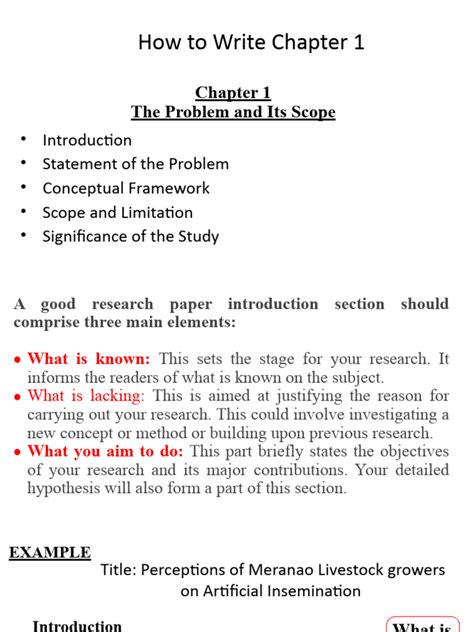 How To Write Chapter 1 Pdf Usability Cognition