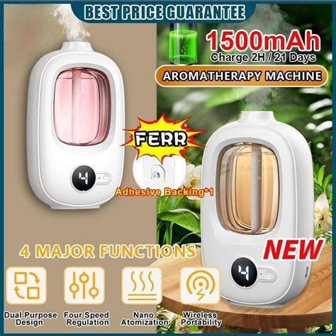 Wireless Aroma Diffuser Automatic Air Freshener Toilet Dehumidifier