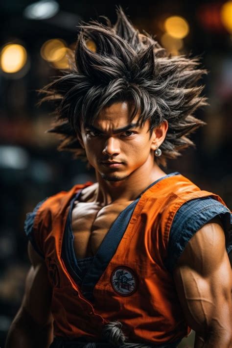 Son Goku Real Life Goku Dragon Ball Painting Anime Dragon Ball