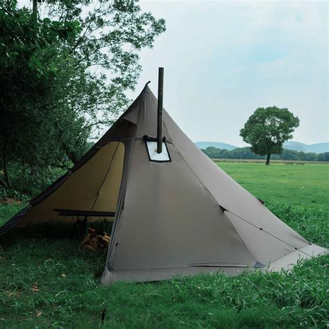 Ds005 Hot Tent With Stove Jack Winter Tent 4 Season Tent 3 4 Person 4