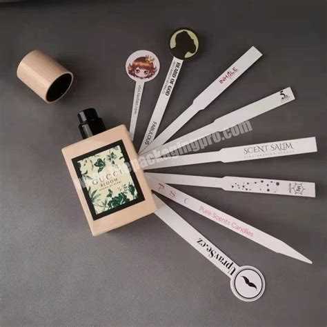 Custom 1ml 2ml 3ml Brush Cosmetic Sample Perfume Tester Vial Bottle Paper Holder Card