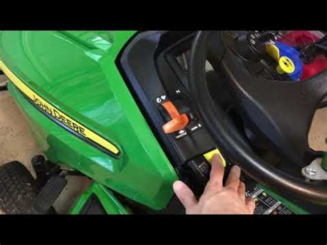 John Deere X RIO Safety Switch Disable Horn Button YouTube