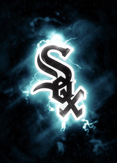 White Sox Wallpaper Chicago White Sox Mlb Baseball Team 2 Poster Combo
