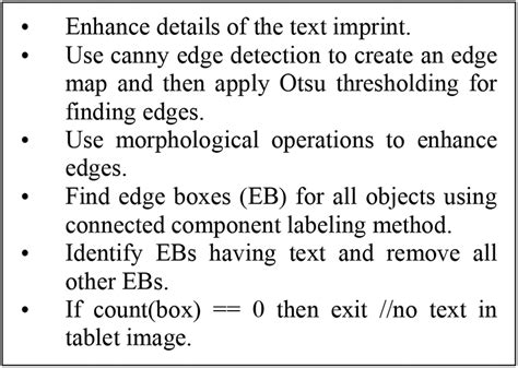 Steps For Text Region Detection Download Scientific Diagram
