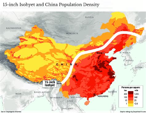 Chinese Geographic Division And Population Density Map Friedman 2016