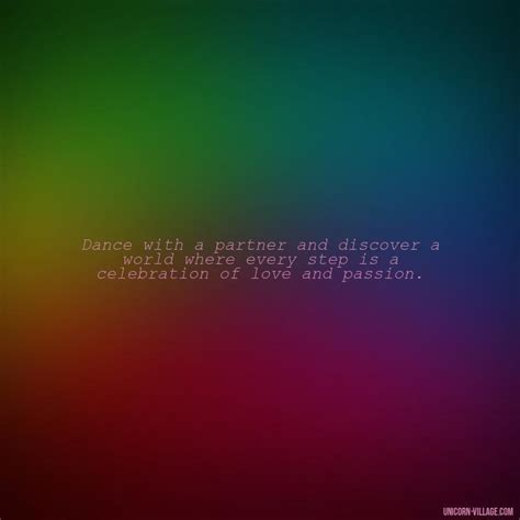 Dance With Partner Quotes Unicorn Village Unique Homemade Gift Ideas Easy Diy Gifts