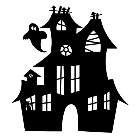 Haunted House Silhouette Png Marin Rinaldi
