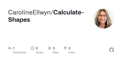 Github Carolineellwyncalculate Shapes