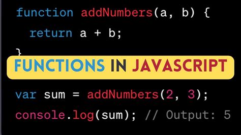 Everything About Function Types Javascript Tutorial Ep2 Youtube