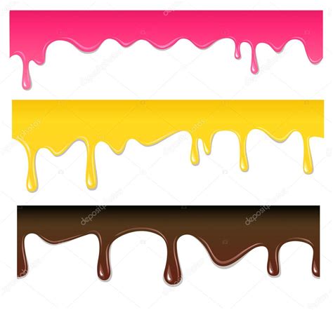 Vector Seamless Drips Stock Vector By ©arlatis 6908934