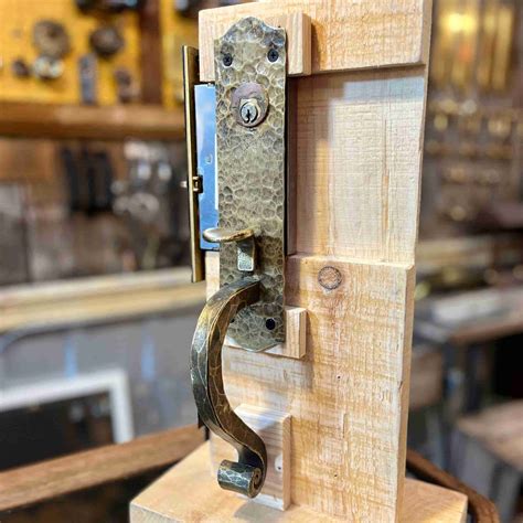 Hammered Brass Entry Hardware Historic House Salvage