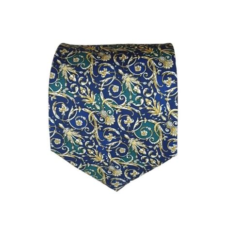 Fendi Accessories Fendi Blue Paisley Silk Tie Italy 56 4 Ec Poshmark