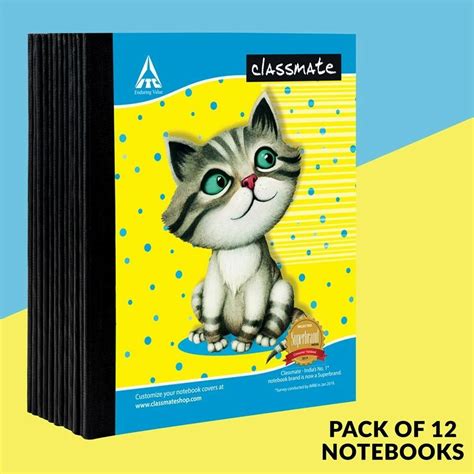 Paper Classmate Hard Cover Notebook Sheet Size X Cm Hxl Four Lines With Gap At Rs