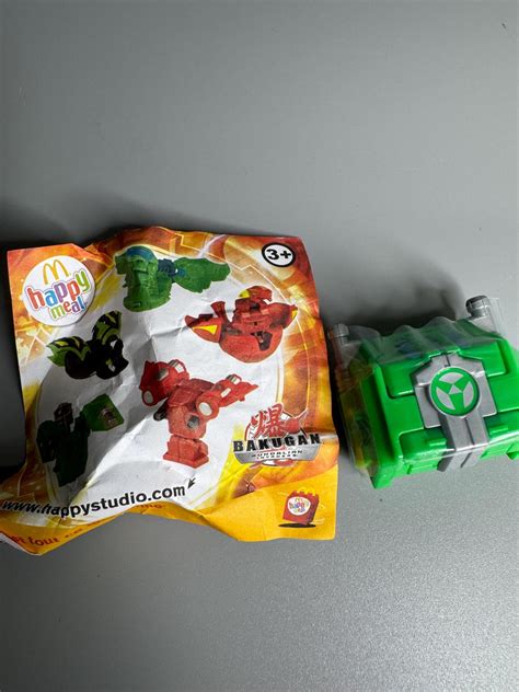 French Vintage Mcdonalds Collectible Toy Bakugan Happy Meal Etsy