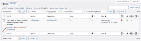 How To Restore Your Deleted Blog Posts On WordPress Recover Posts After Trash WeDevs
