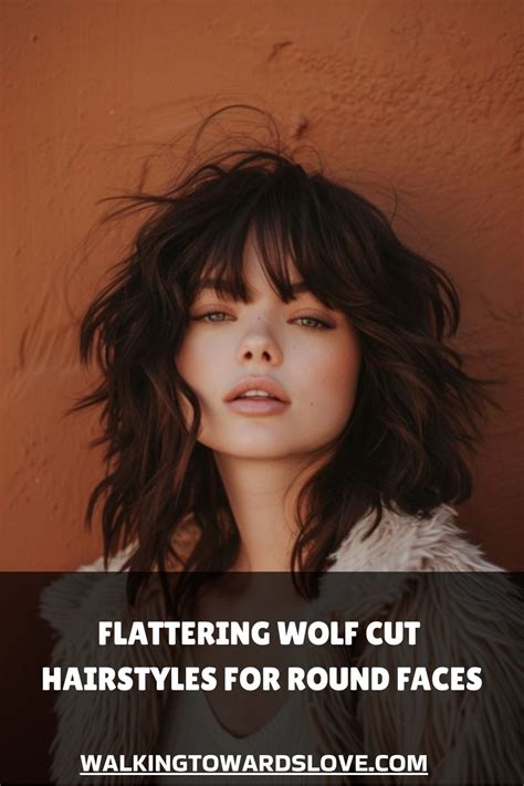 Flattering Wolf Cut Hairstyles For Round Faces Round Face Haircuts
