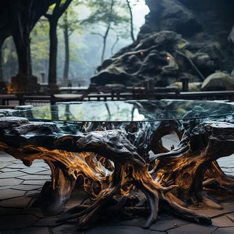 Root Table A Fusion Of Nature And Artistry