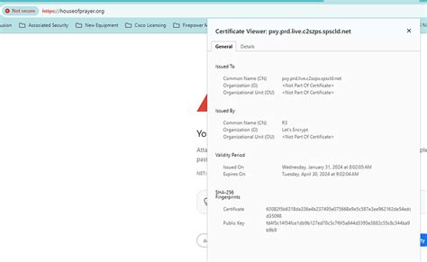 Valid Cert Replaced By Bad Safelinks Cert Help Lets Encrypt