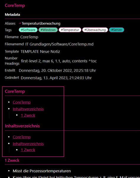 Doubled Table Of Contents Toc Help Obsidian Forum