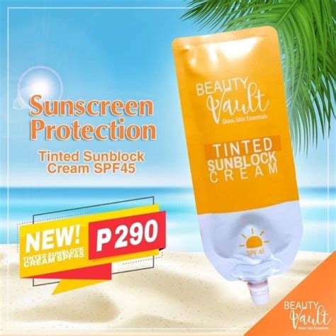 Beauty Vault Tinted Sunblock Cream 50g Lazada Ph