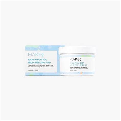 Очищающие пилинг-пэды Make9 Aha+pha+cica mild peeling pad | отзывы