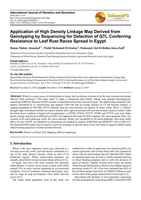 Pdf Application Of High Density Linkage Map Derived From Genotyping