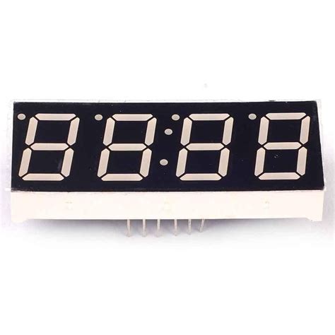 Led Display Seven Segment 4 Digit Captronics