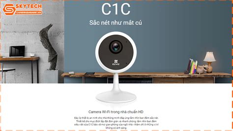 Camera Ip Wifi Ezviz Trong Nhà Cố định C1c B Sky Cctv