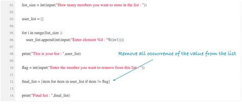 Python Program To Remove All Occurrence Of A Value From A List