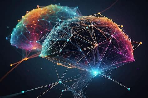 Premium Photo Global Network 3d Illustration Visualization Of Neural Connections In Artificial