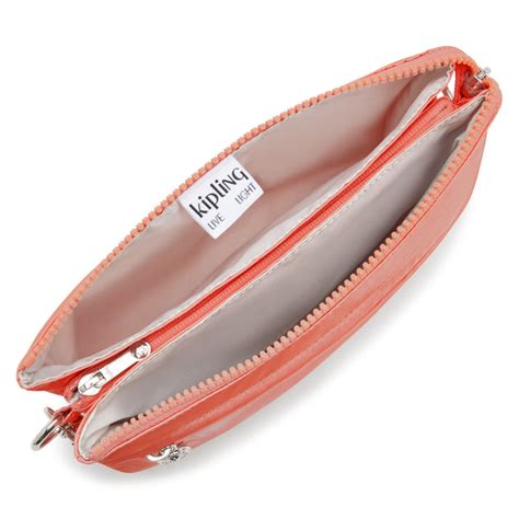 Kipling Small Crossbody With Removable Strap Female Peach Glam Riri