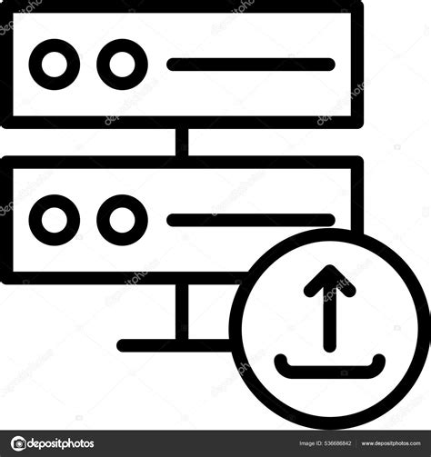Database Mainframe Server Icon Outline Style Stock Vector By ©iconfinder 536686842