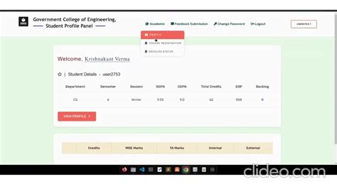 My Project On Institute Mis Portal Krishnakant Verma Posted On The Topic Linkedin