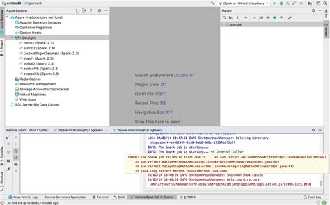 Intellij Esp Submit Job Failed · Issue 3928 · Microsoftazure