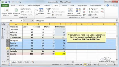 Qu Es Un Esquema En Excel Enciclopedia De Tareas
