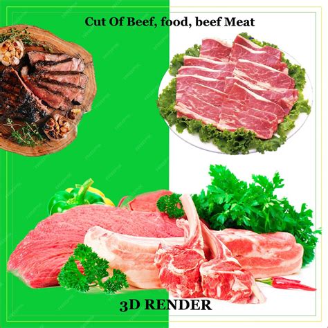 Meat Beef Broiler Cut Of Beeffood Premium Ai Generated Psd