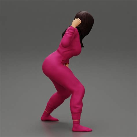 3d Printable Beautiful Strong Assertive Woman Fantasy Style By
