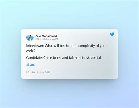 Zaki Mohammed Shaikh On Linkedin Big O Notation