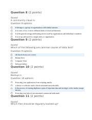 CSIA 300 WEE 3 QUIZ SET 2 Docx Question 8 2 Points Saved A Community Cloud Is Question 8