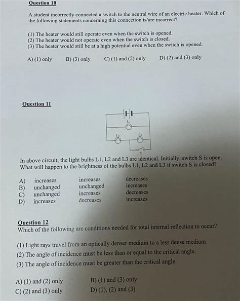 Solved Question A Babe Incorrectly Connected A Switch Chegg Com