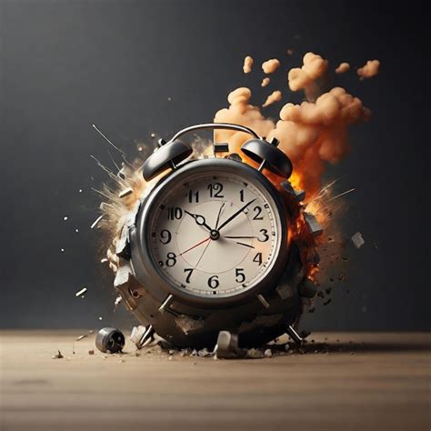 Premium Photo A Simple Alarm Clock