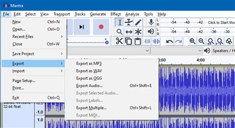 How To Convert MP To MP In Audacity